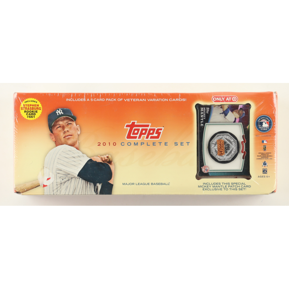 2010 Topps Baseball Complete Factory Set of (661) Cards with Mickey ...