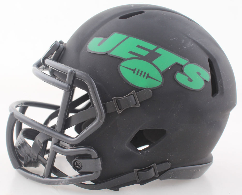 Justin Fields Signed Jets Eclipse Alternate Speed Mini Helmet (Beckett ...
