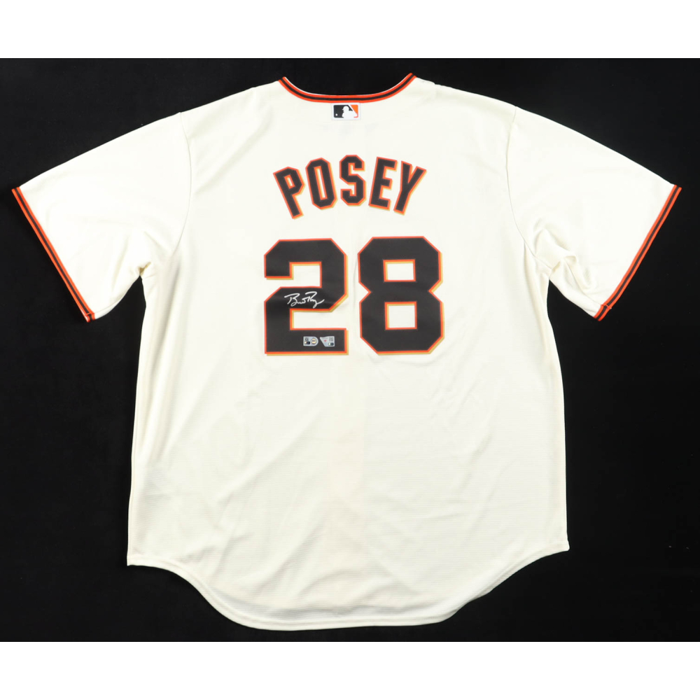 Buster Posey Signed Giants Nike Authentic Jersey (Fanatics & MLB ...