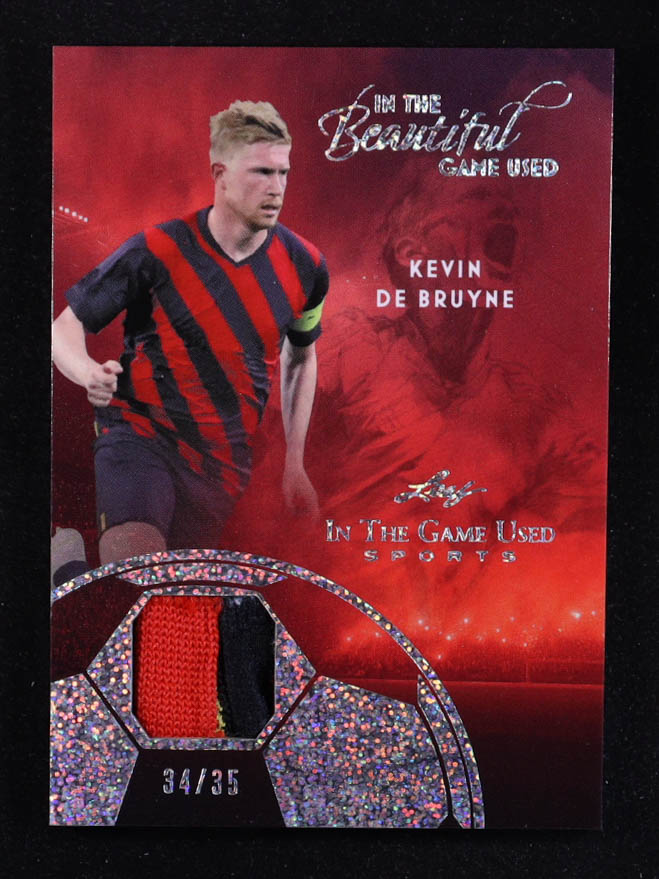 Kevin De Bruyne 2025 Leaf ITG Used Sports In The Beautiful Game Relic ...