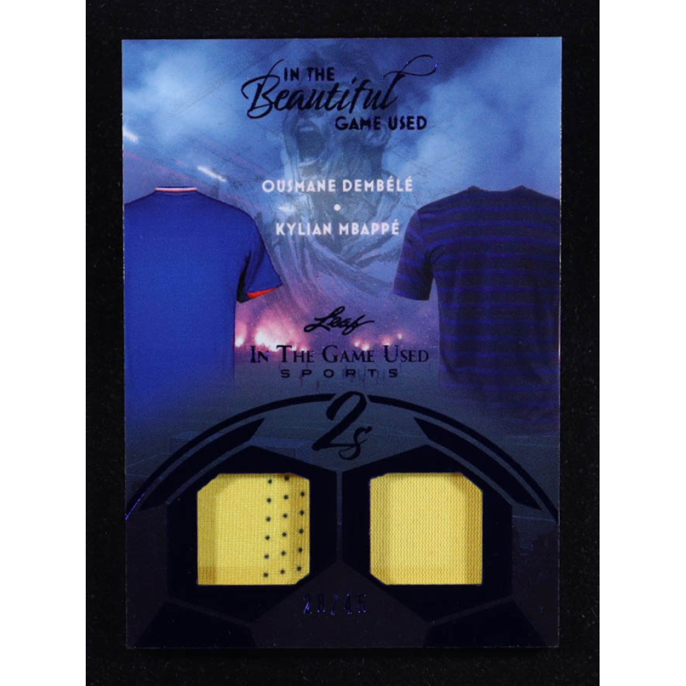 Ousmane Dembele / Kylian Mbappe 2025 Leaf ITG Used Sports In The ...