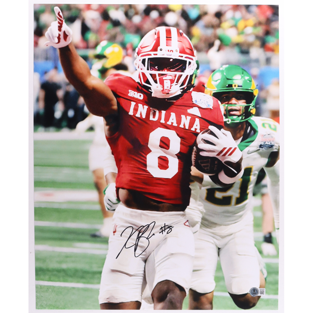 Kaelon Black Signed Indiana Hoosiers 16x20 Photo (Beckett) | Pristine ...
