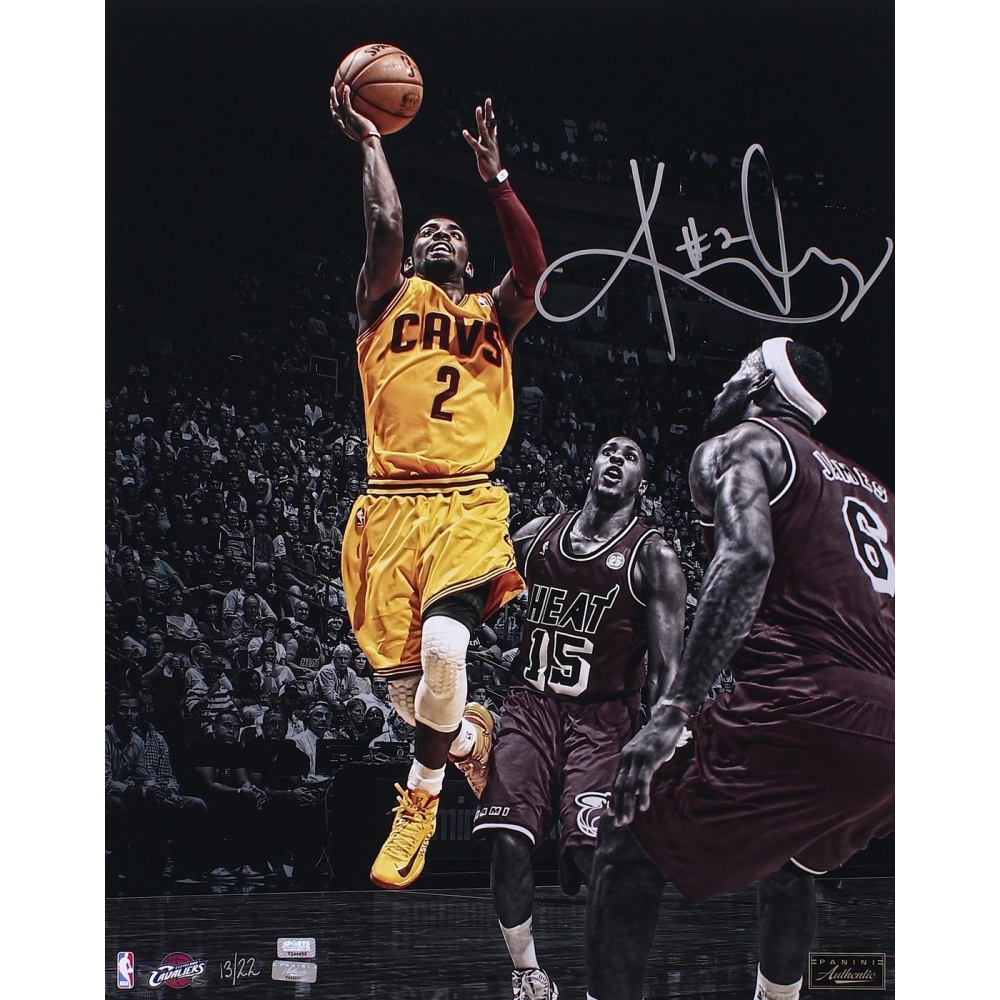 Kyrie Irving Signed LE Cavaliers 16x20 Photo (Panini COA & Sports ...