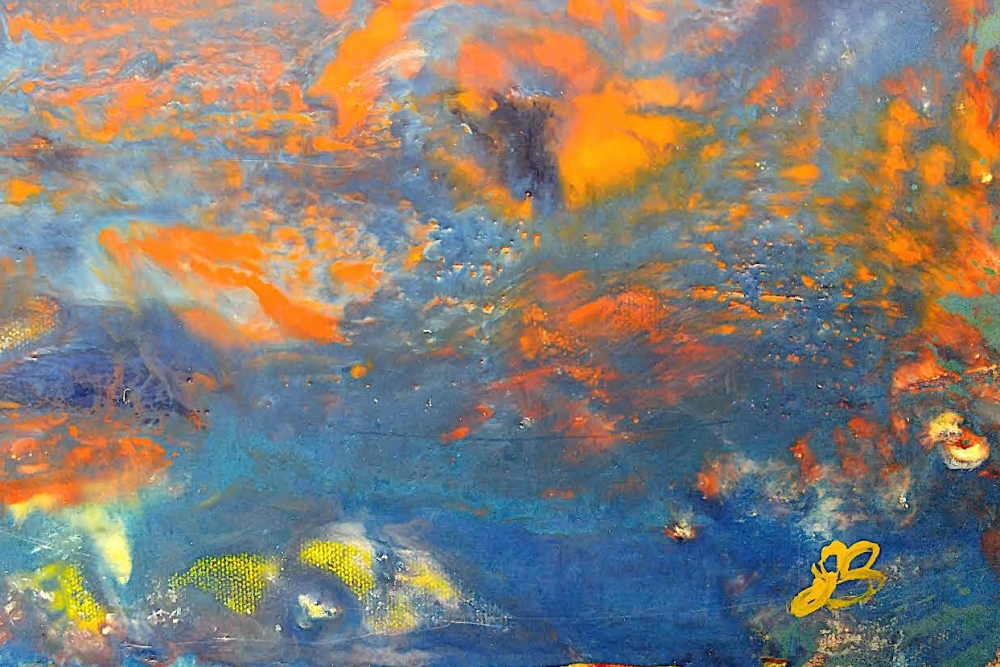 Jacqueline Holland-Berkley "Chaco Canyon" Signed Original Encaustic ...