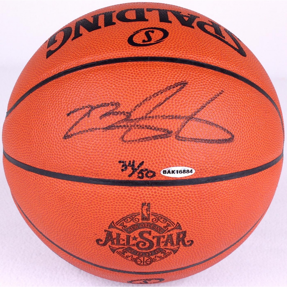 LeBron James Signed LE 2008 All-Star Game NBA Official Game Basketball ...