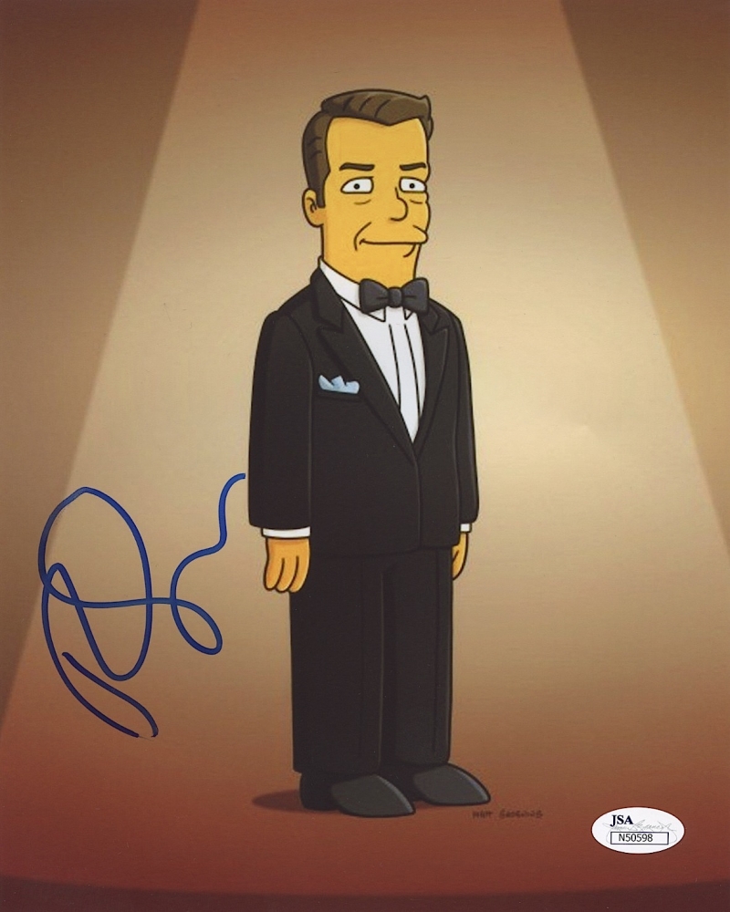 Ricky Gervais Signed "The Simpsons" 8x10 Photo (JSA COA) | Pristine Auction