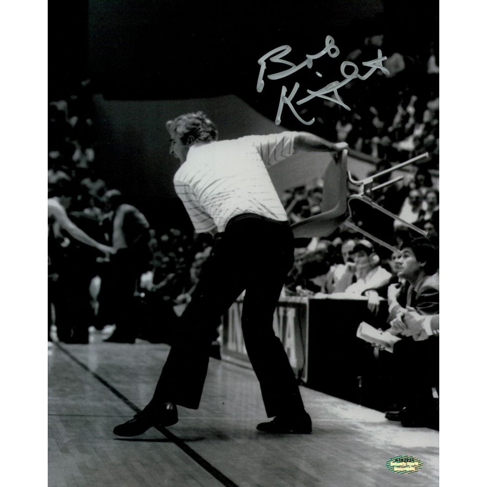 Bobby Knight Signed Indiana Hoosiers 8x10 Photo (Schwartz COA ...