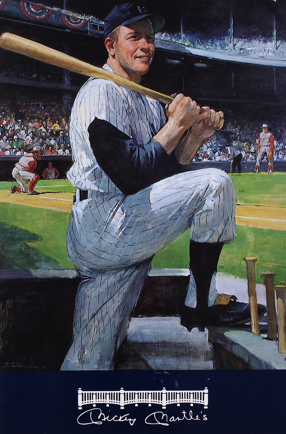 Unsigned Mickey Mantle's Restaurant Menu | Pristine Auction