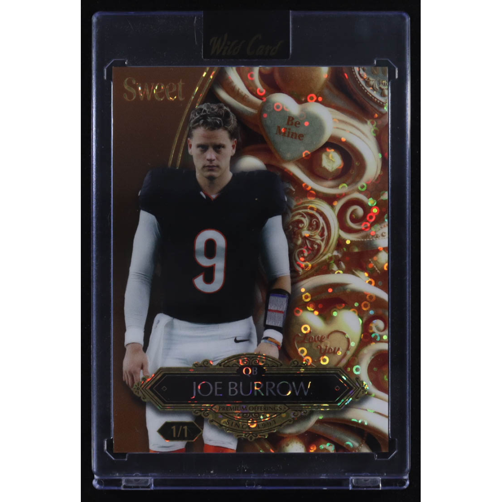 Joe Burrow 2026 Wild Card Sweet Valentine's Day Disco #SWLG01-JB #1/1 ...
