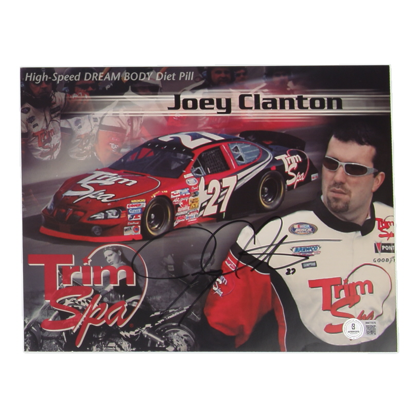 Jeremy Clements Signed NASCAR 8.5x11 Hero Card (Beckett) | Pristine Auction
