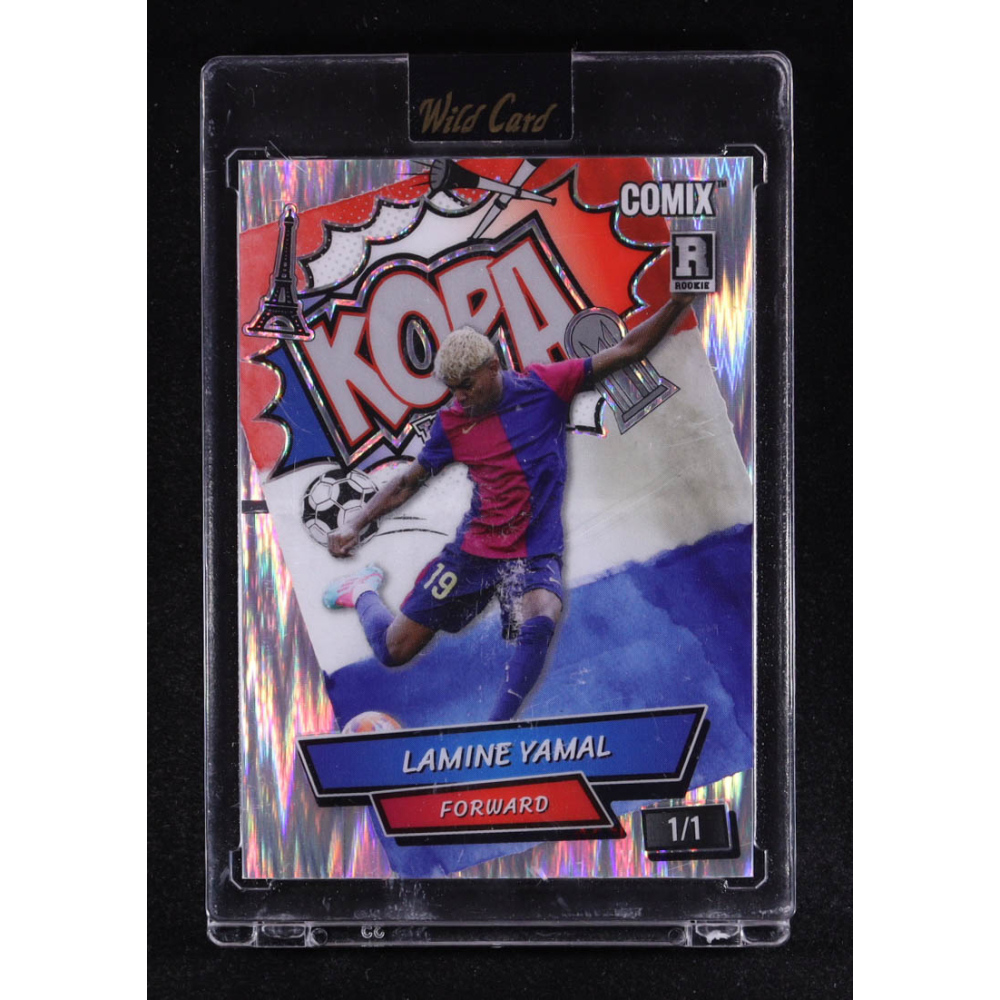 Lamine Yamal 2025 Wild Card Black Label Kopa Shock #ACBLKLY03 #1/1 RC ...