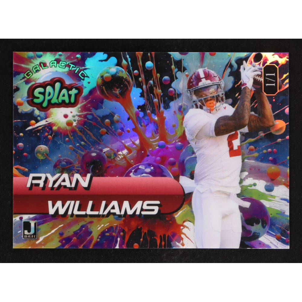 Ryan Williams 2025 Wild Card Splat Galactic Rainbow #RW #1/1 | Pristine ...