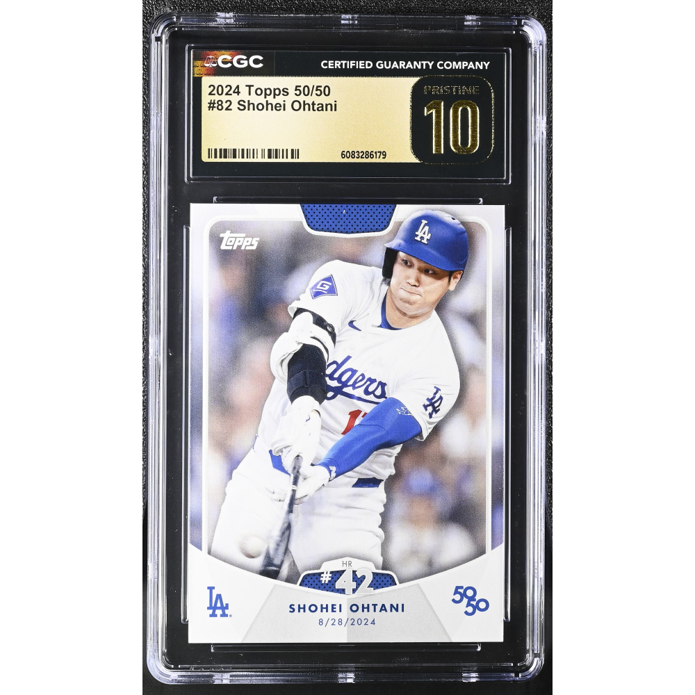 Shohei Ohtani 2024 Topps 50/50 #82 (CGC 10 | Black Label) | Pristine ...