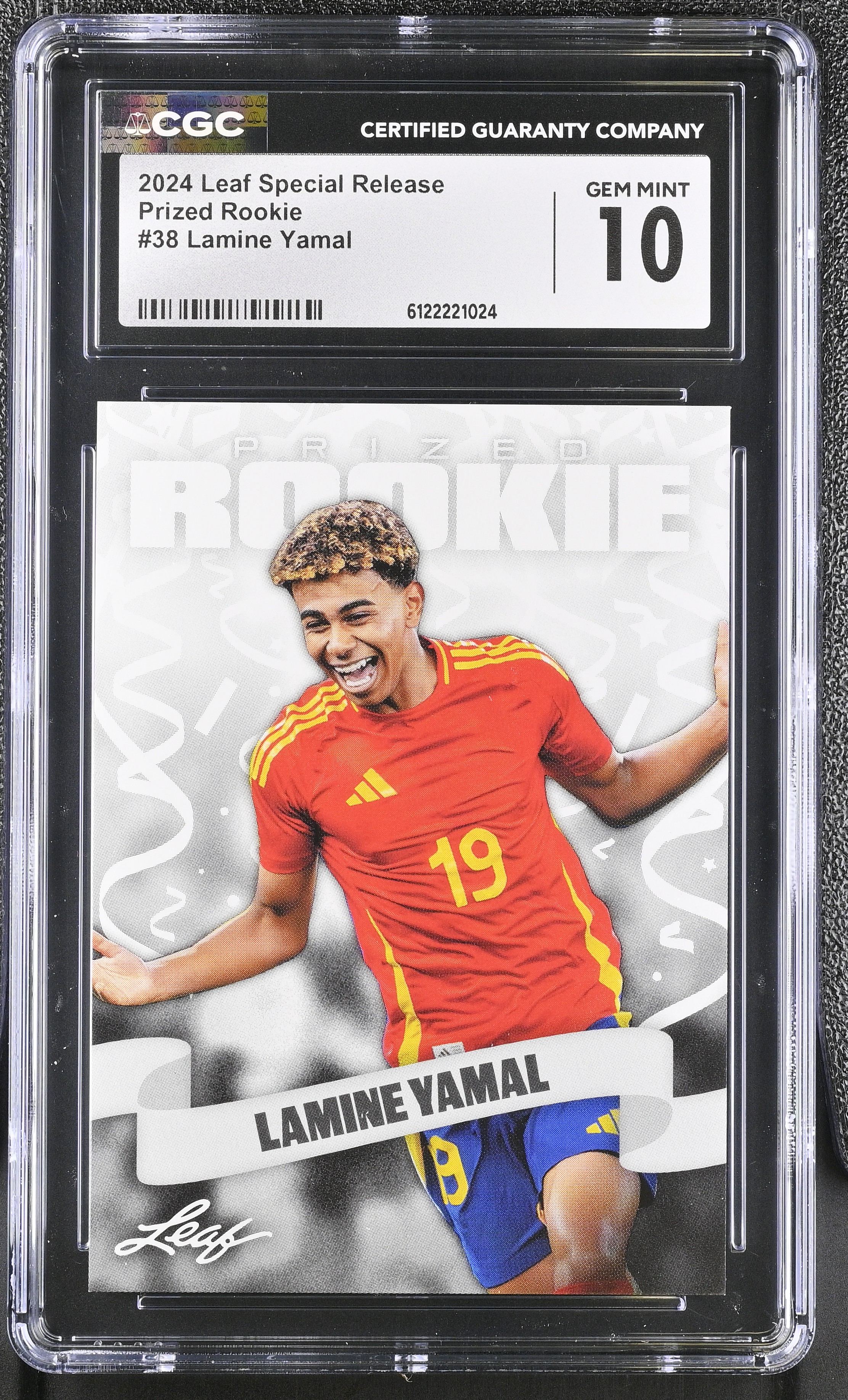 Lamine Yamal 2024 Leaf Special Release Prized Rookie #38 (CGC 10 ...