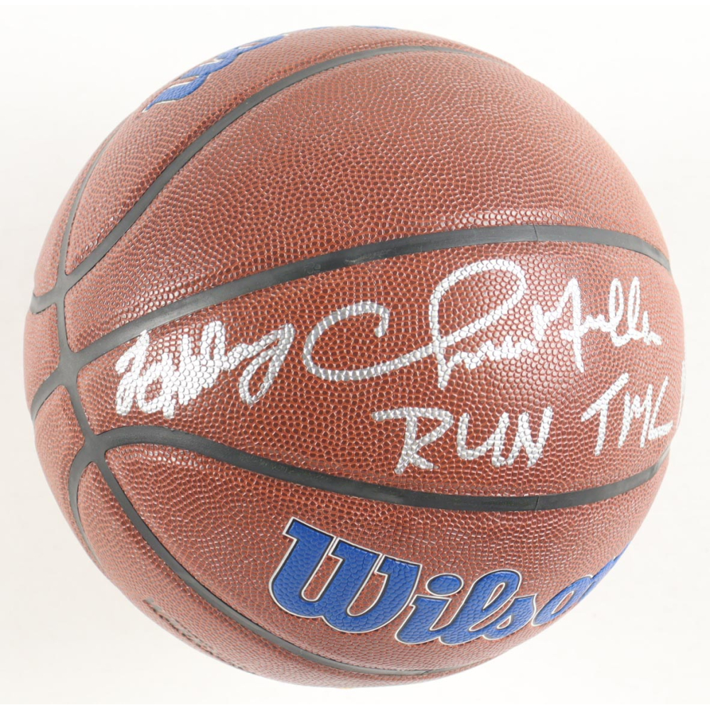 Chris Mullin, Tim Hardaway & Mitch Richmond Signed NBA Warriors Logo ...