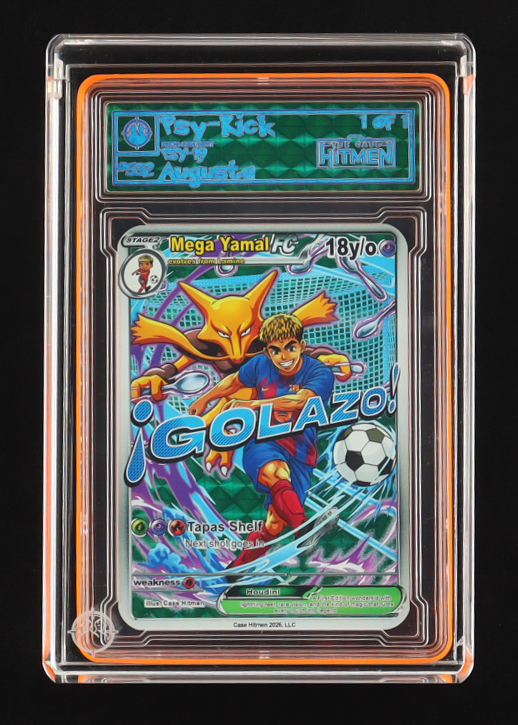 Lamine Yamal - Psy-Kick - Augusta - 2026 The Case Hitmen 1/1 Custom Art ...