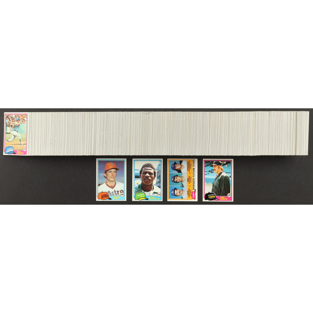 1981 Topps Baseball Complete Set of (726) Cards with Jack Perconte ...