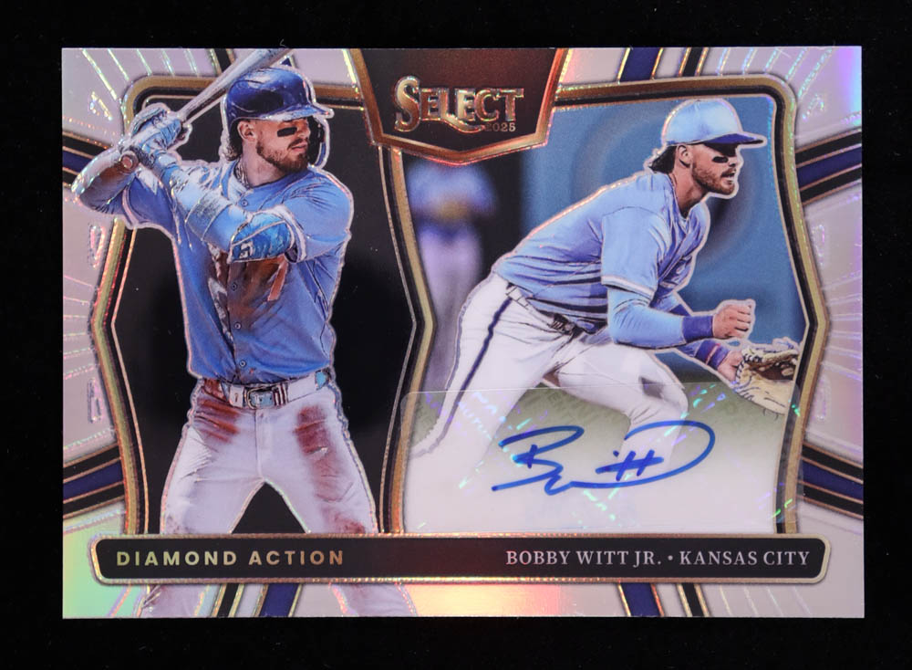 Bobby Witt Jr. 2025 Select Diamond Action Signatures #24 | Pristine Auction