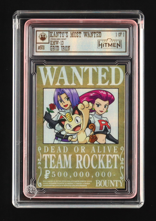 Team Rocket 2026 The Case Hitmen Kanto's Most Wanted #KMW-13 #508 #1/1 ...