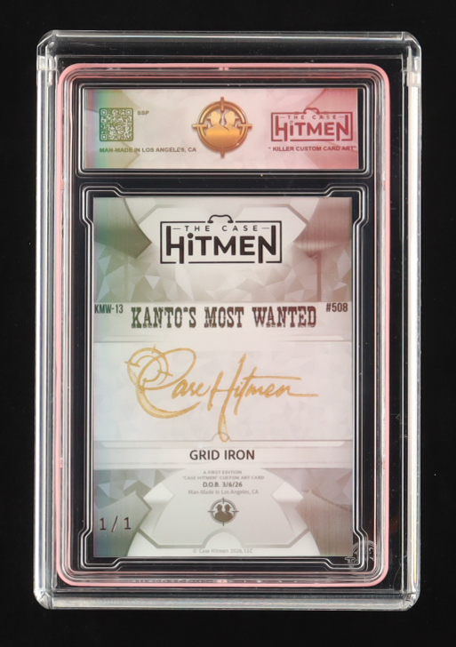 Team Rocket 2026 The Case Hitmen Kanto's Most Wanted #KMW-13 #508 #1/1 ...