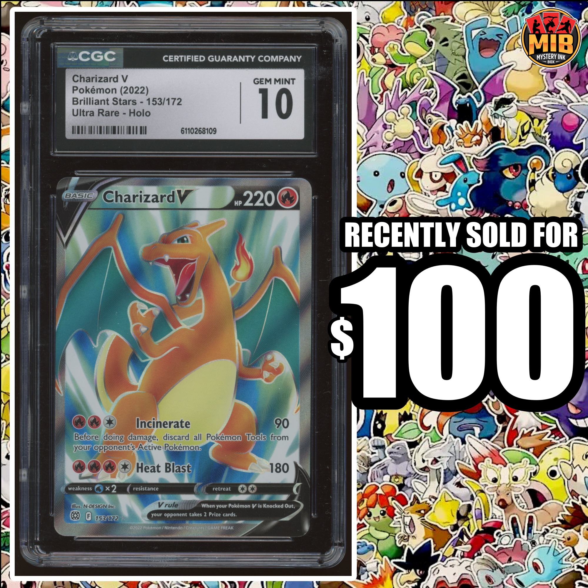 MIB Graded POKEMON Mystery Box / Pack – One (1) Graded Card – Catch ‘Em ...