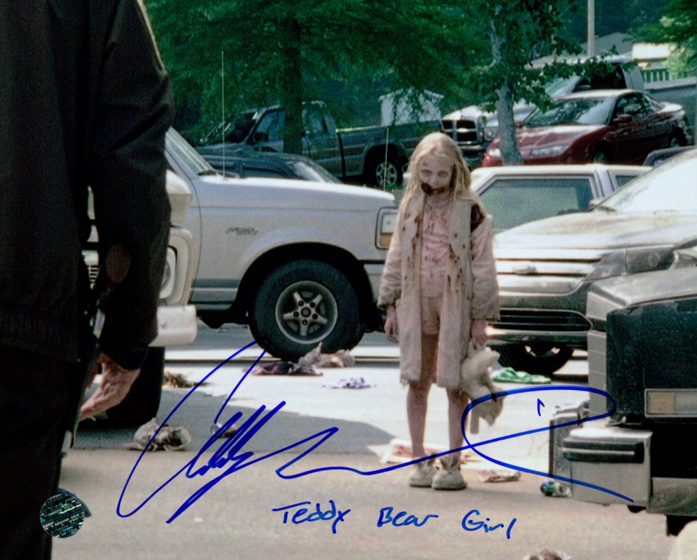 Addy Miller Signed "The Walking Dead" 8x10 Photo Inscribed "Teddy Bear ...