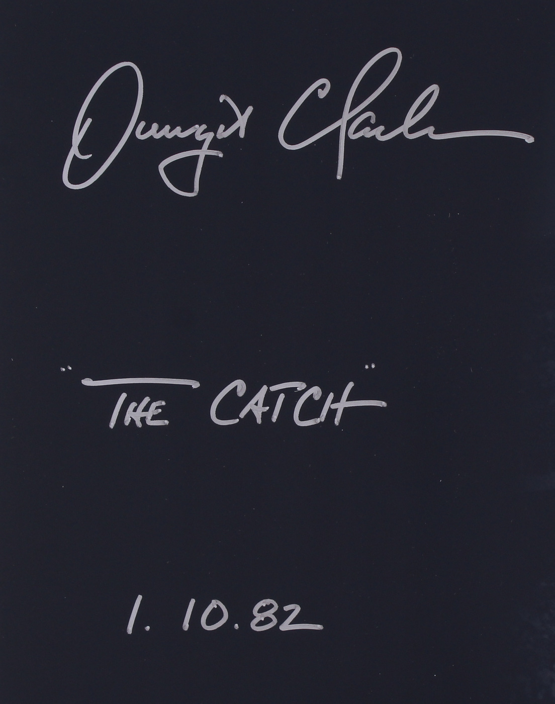 Dwight Clark Signed 49ers "The Catch" 16x20 Photo "The Catch" & "1-10 ...