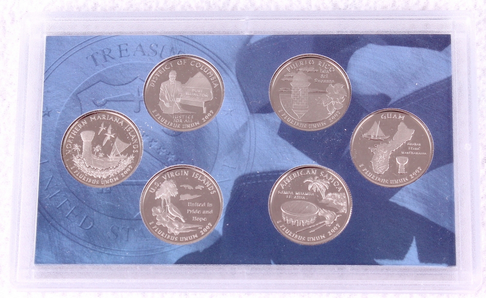 2009 United States Mint District of Columbia & U.S. Territories Quarter ...