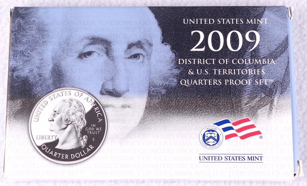 2009 United States Mint District of Columbia & U.S. Territories Quarter ...