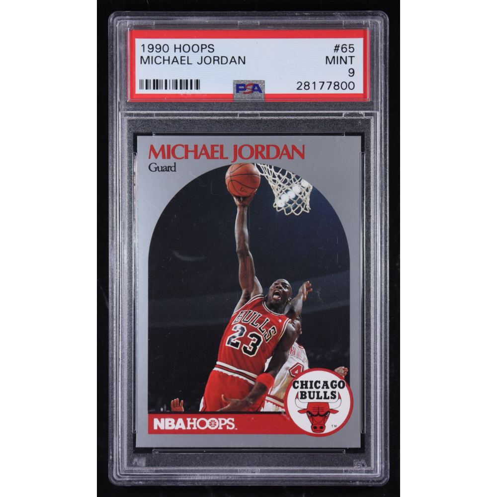 Michael Jordan 1990 Hoops #65 (PSA 9) | Pristine Auction