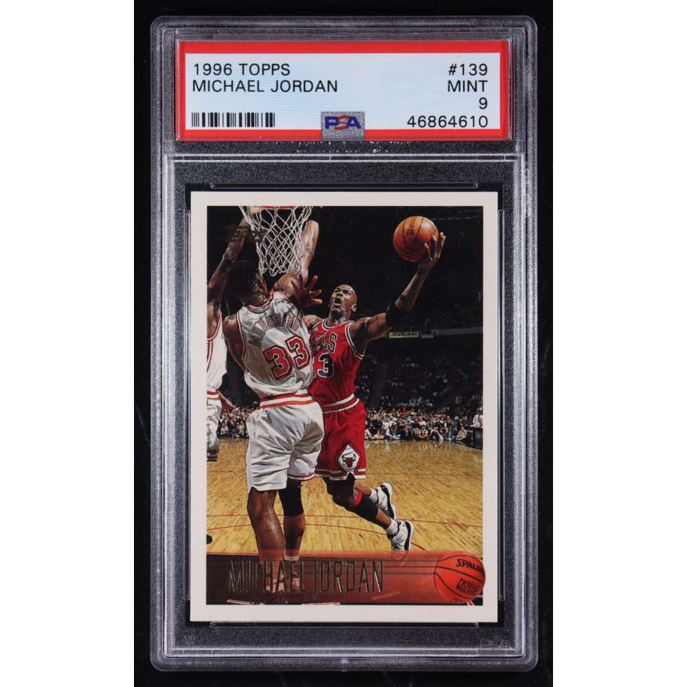 Michael Jordan 1996-97 Topps #139 (PSA 9) | Pristine Auction