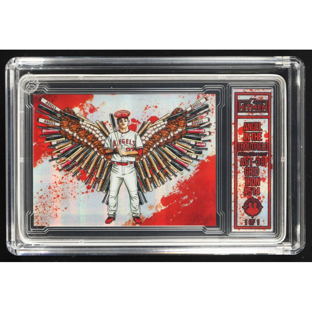 Mike Trout - Angel in the Troutfield - Grid Iron - 2026 The Case Hitmen ...