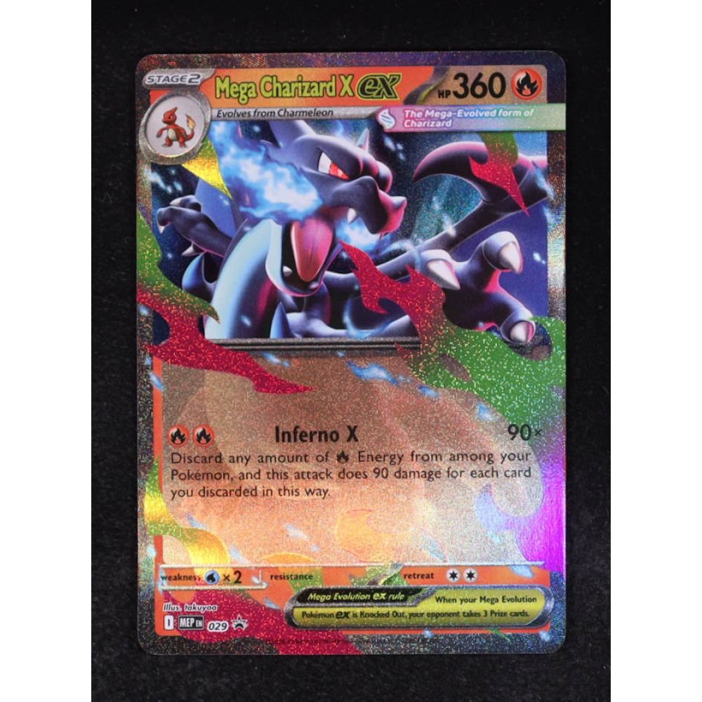 Mega Charizard X ex 2026 Pokemon TCG Mega Evolution Black Star Promos ...