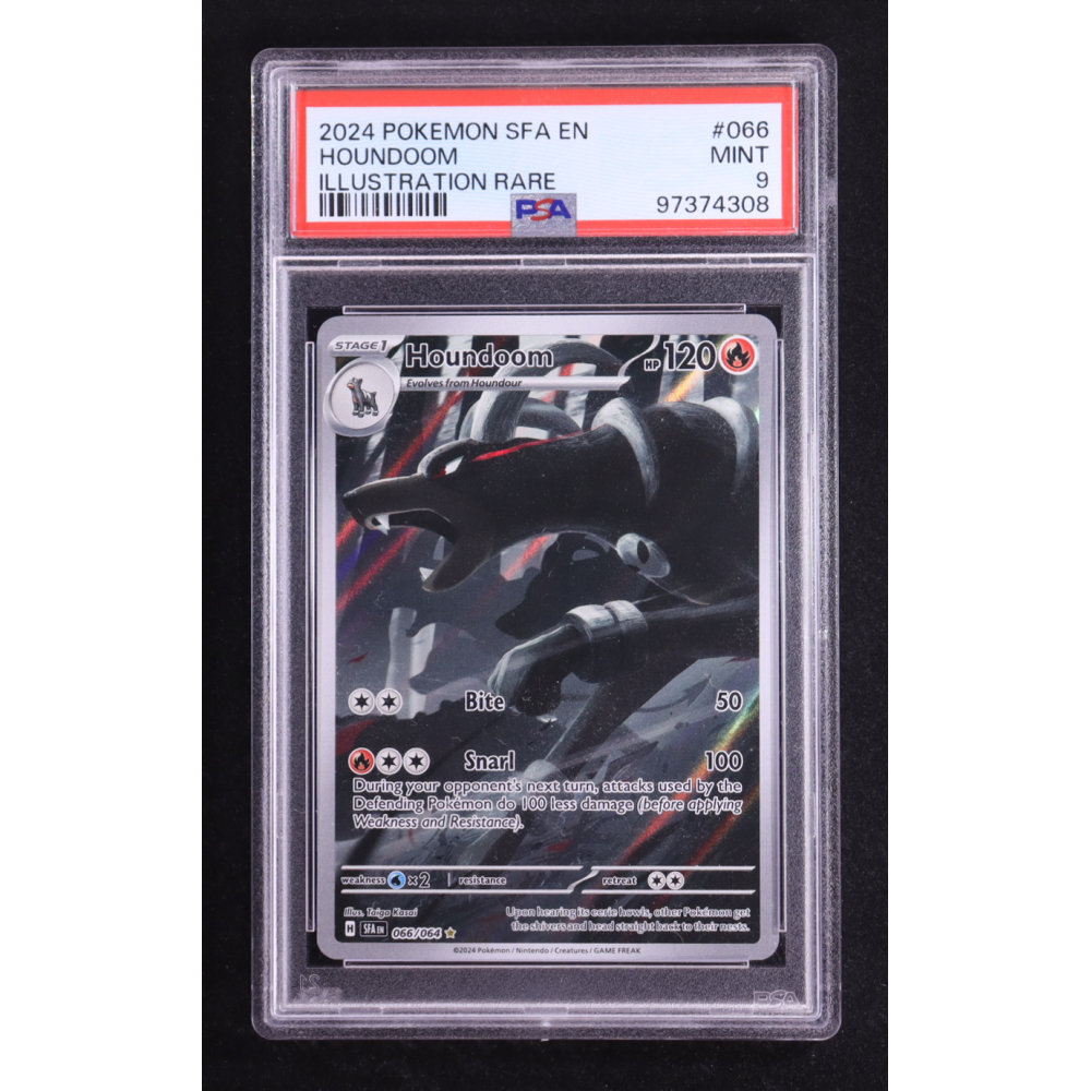 Houndoom 2024 Pokemon Scarlet & Violet Series Shrouded Fable #66 Holo ...