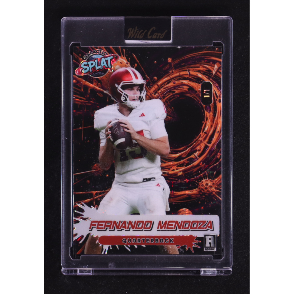 Fernando Mendoza 2026 Wild Card Splat Mendoza Edition Lava Galactic ...