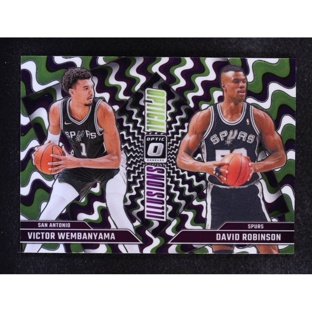 David Robinson / Victor Wembanyama 2024-25 Donruss Optic Optical ...
