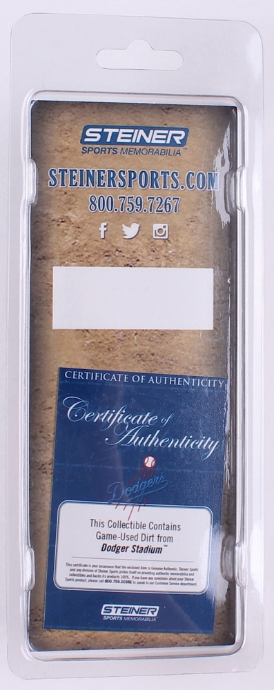 Los Angeles Dodgers Pen with Authentic Game-Used Dodgers Stadium Dirt ...