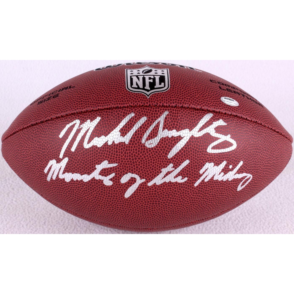 Mike Singletary Signed Football Inscribed "Monsters of the Midway ...