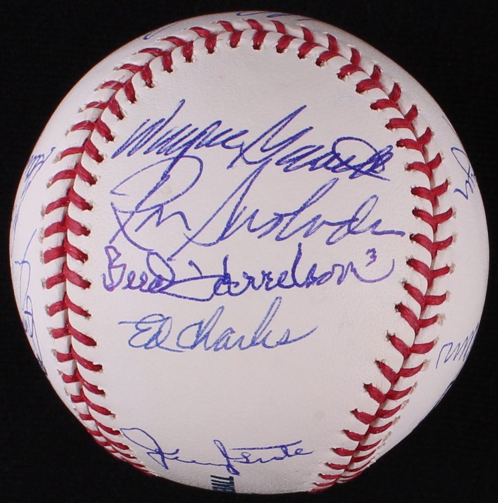 1969 Mets Team-Signed OML Baseball Signed by (17) with Nolan Ryan ...