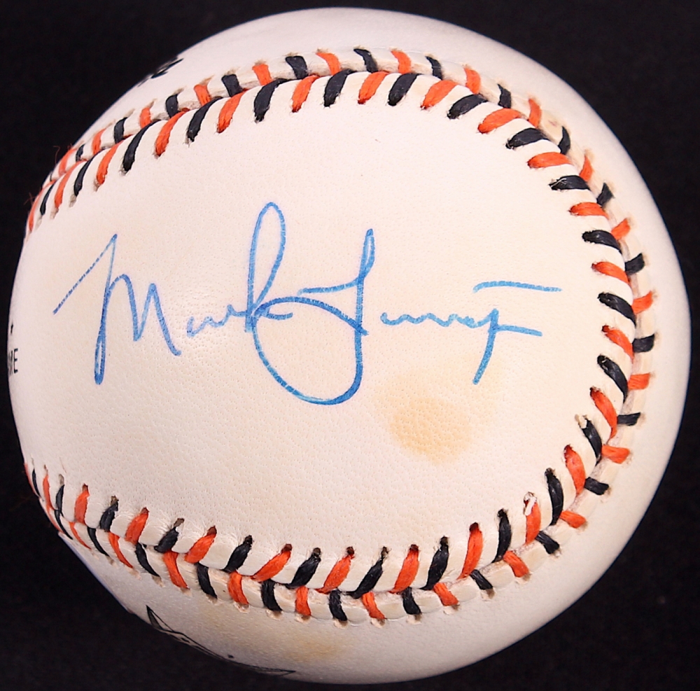 Terry Mulholland & Mark Langston Signed 1993 All-Star Game Baseball ...