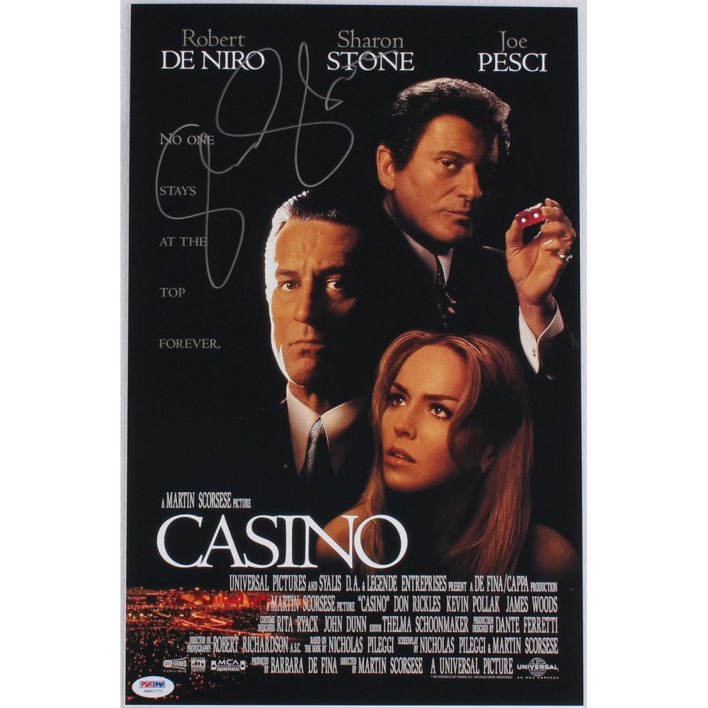 Sharon Stone Signed "Casino" 11x17 Movie Poster (PSA COA) | Pristine ...