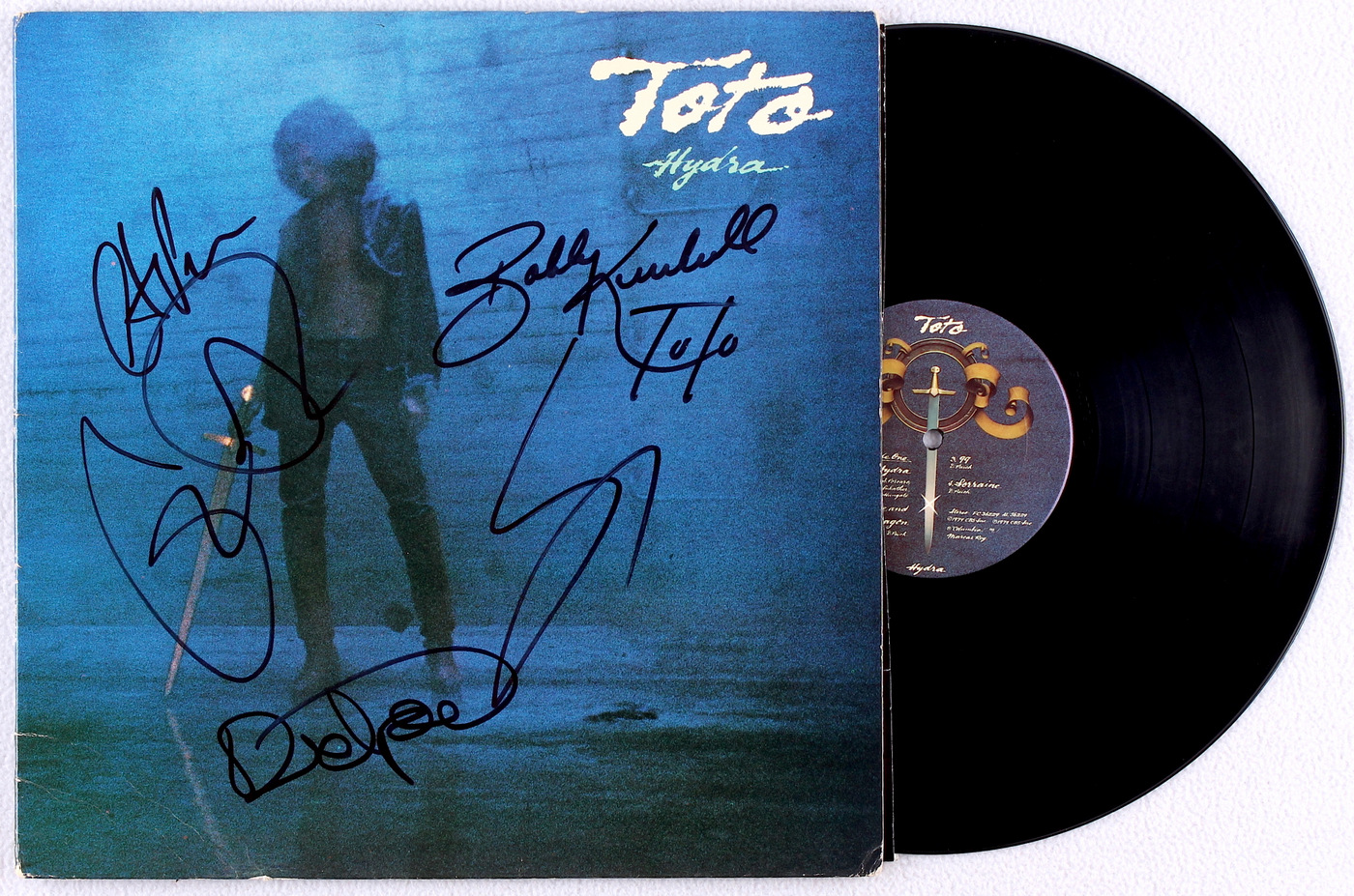 Multi-Signed Toto "Hyrda" Record Album With (5) Signatures Including ...