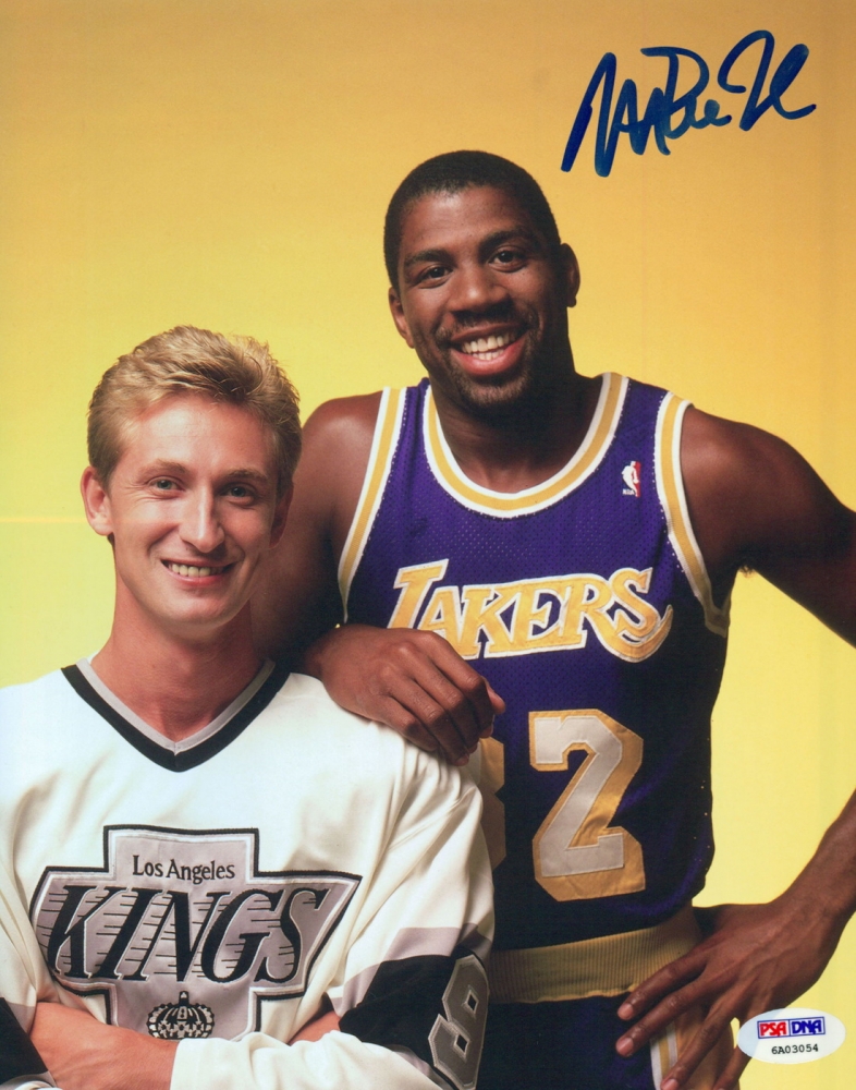 Magic Johnson Signed Lakers 8x10 Photo (PSA COA) | Pristine Auction