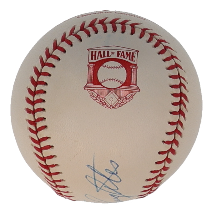 Enos Slaughter Signed HOF Logo OL Baseball (JSA) | Pristine Auction
