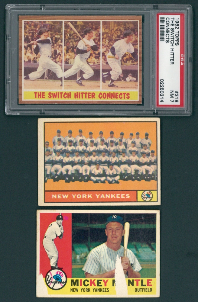 Lot of (3) 1960's Topps Baseball Cards with 1961 Topps #228 New York ...