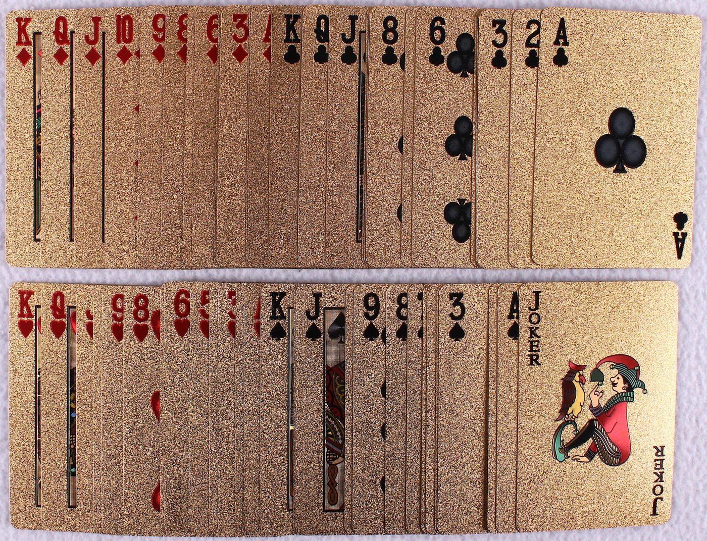 24k Gold Playing Cards Complete Set of (52) in Original Box | Pristine ...
