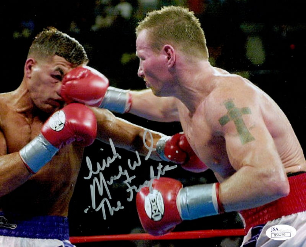 Mickey Ward Signed 8x10 Photo Inscribed "Irish" & "The Fighter" (JSA ...