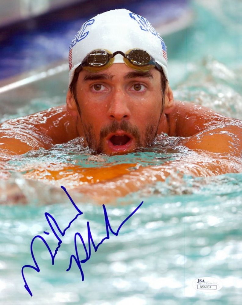 Michael Phelps Signed 8x10 Photo (JSA COA) | Pristine Auction