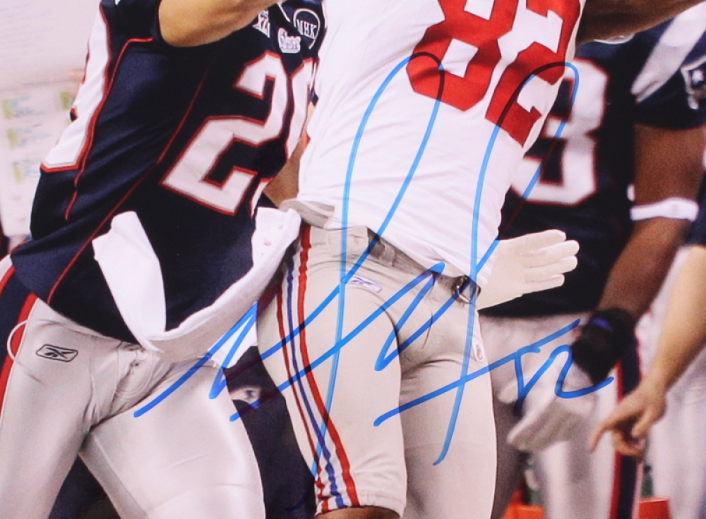 Mario Manningham Signed Giants 16x20 Photo (JSA COA) | Pristine Auction