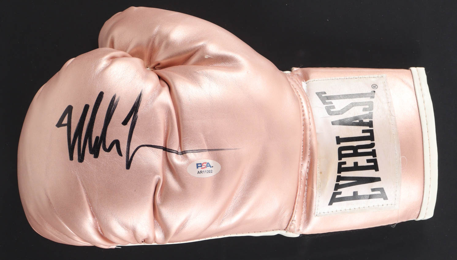 Mike Tyson Signed Custom Framed Everlast Boxing Glove Display With ...